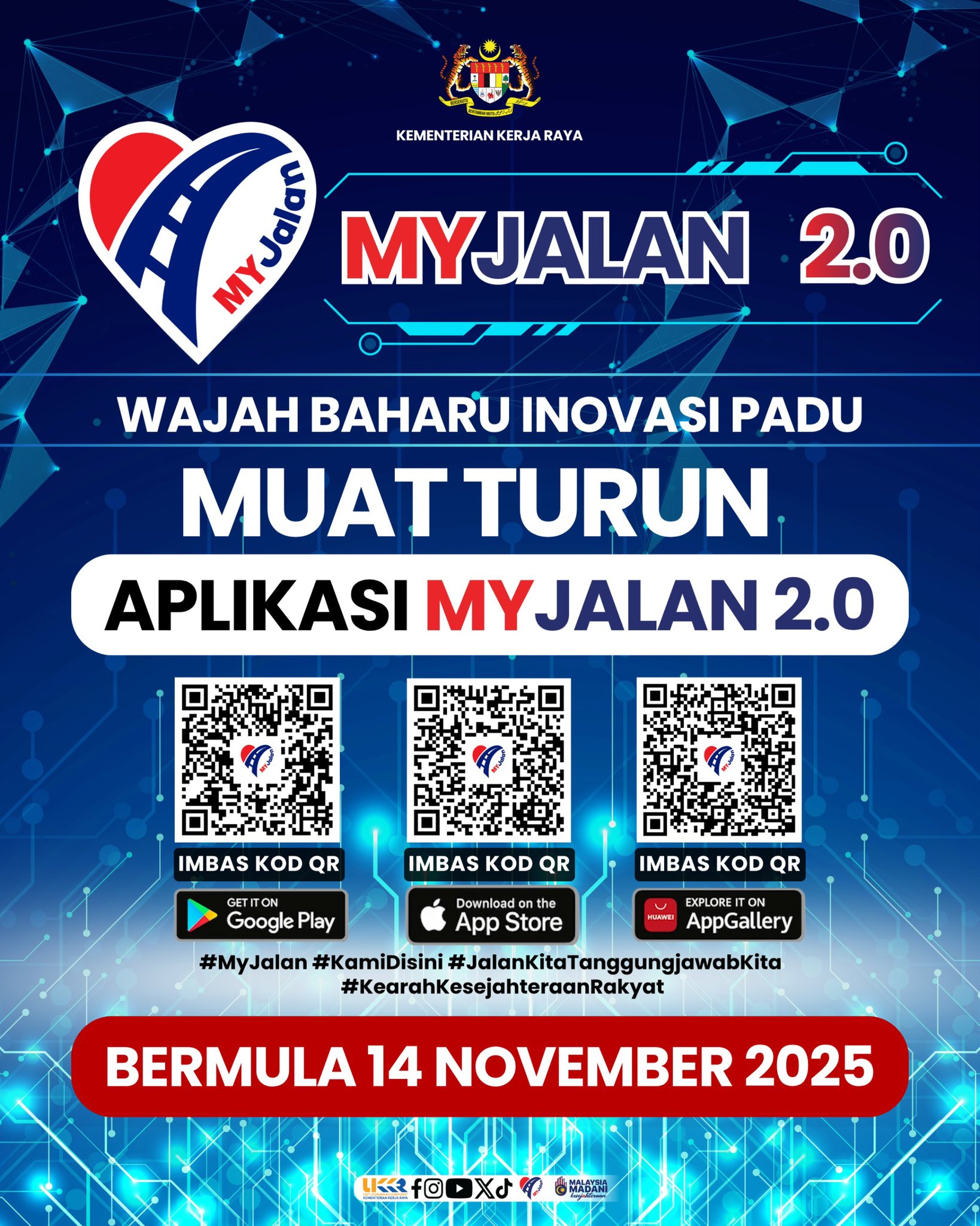 Infografik MyJalan | Kementerian Kerja Raya